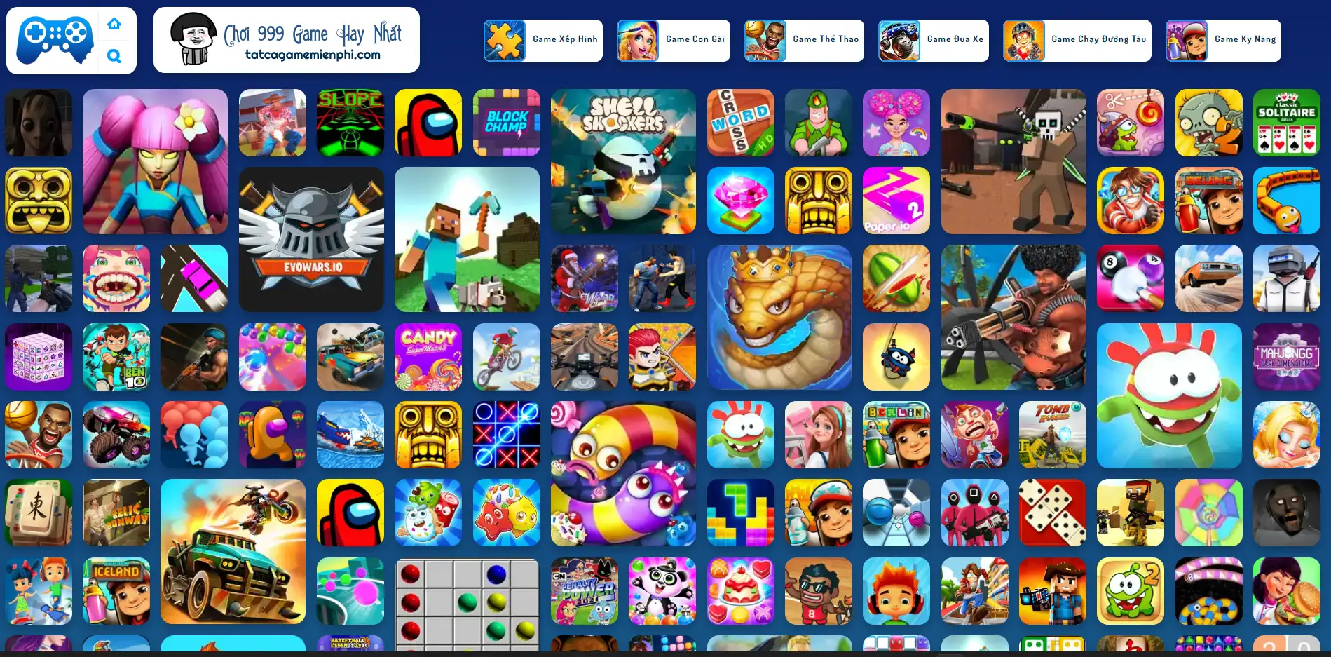 Tất cả game miễn phí, Game Vui, Game 24h, Y8